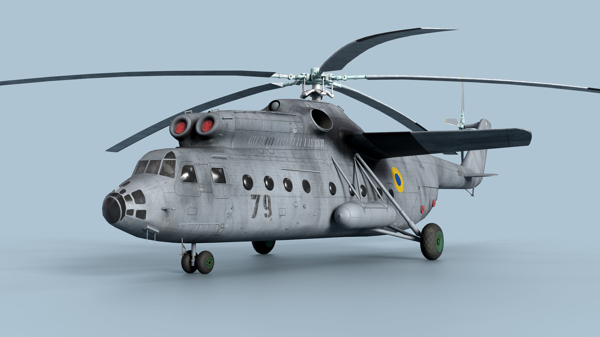 3D model Mil Mi-6 Hook VR / AR / low-poly | CGTrader