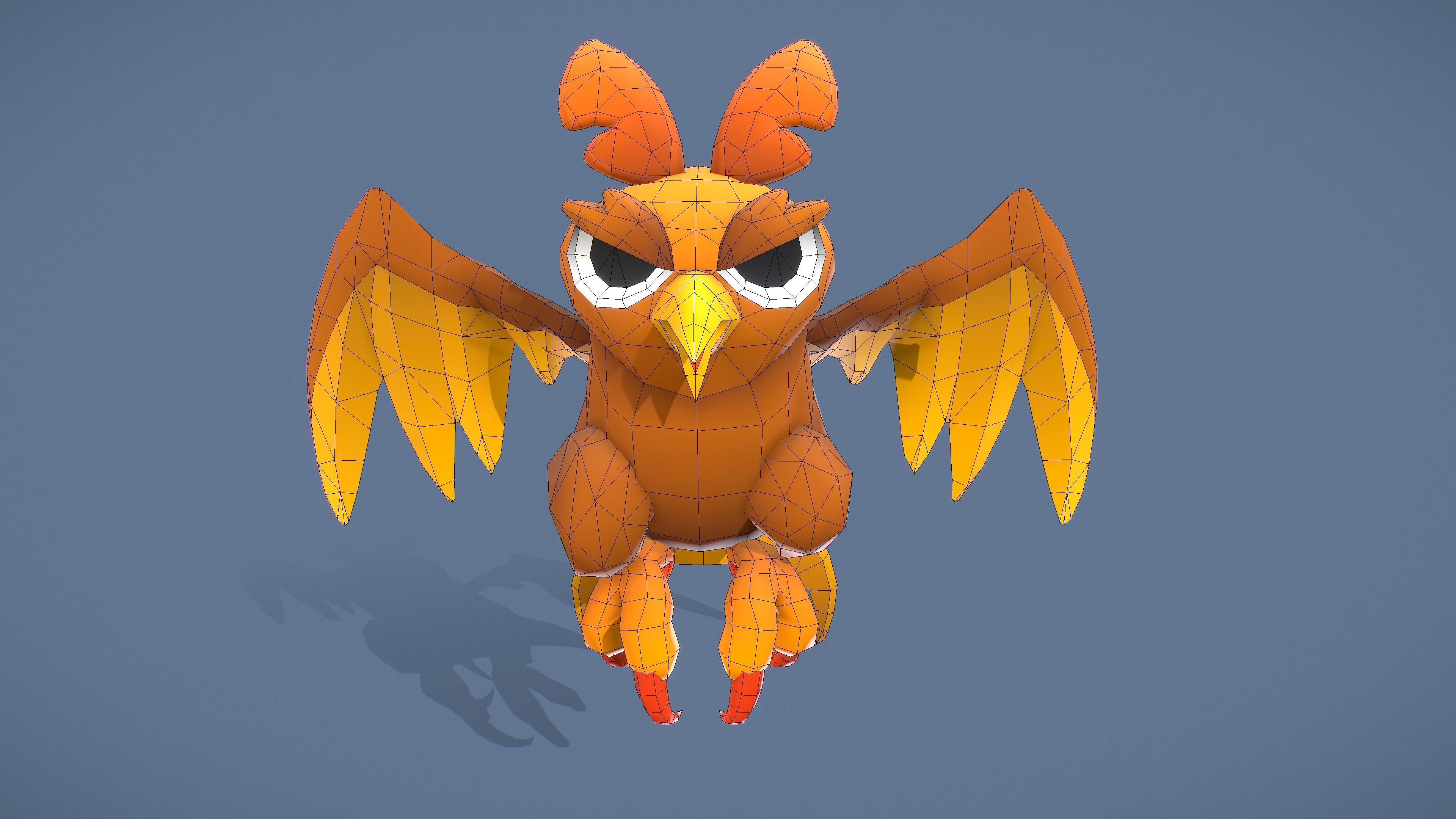 3D model Cartoon Characters - Evolution Owl Warriors VR / AR / low-poly ...