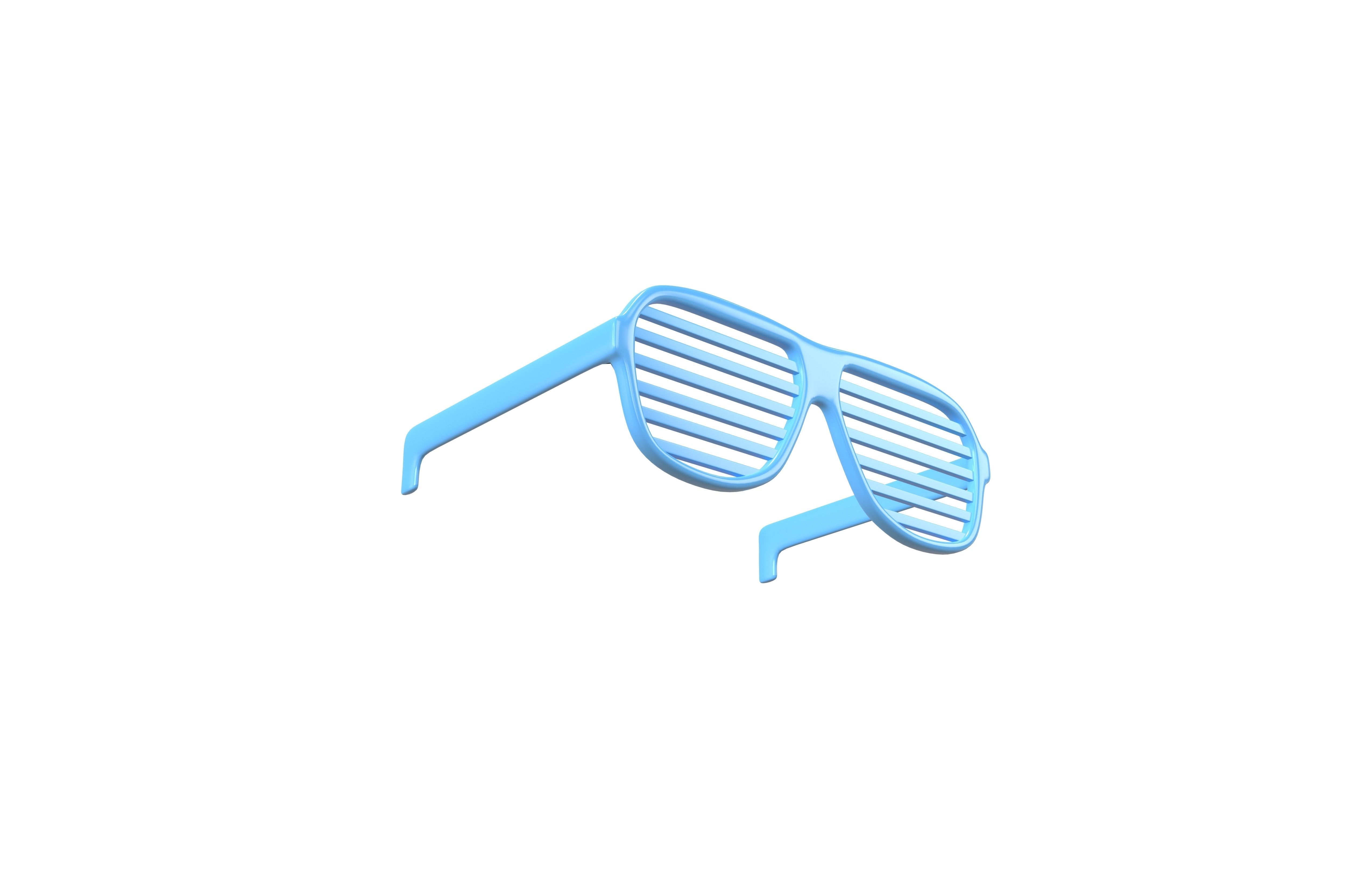 3D model Shutter Shade Sunglasses v1 002 VR / AR / low-poly | CGTrader