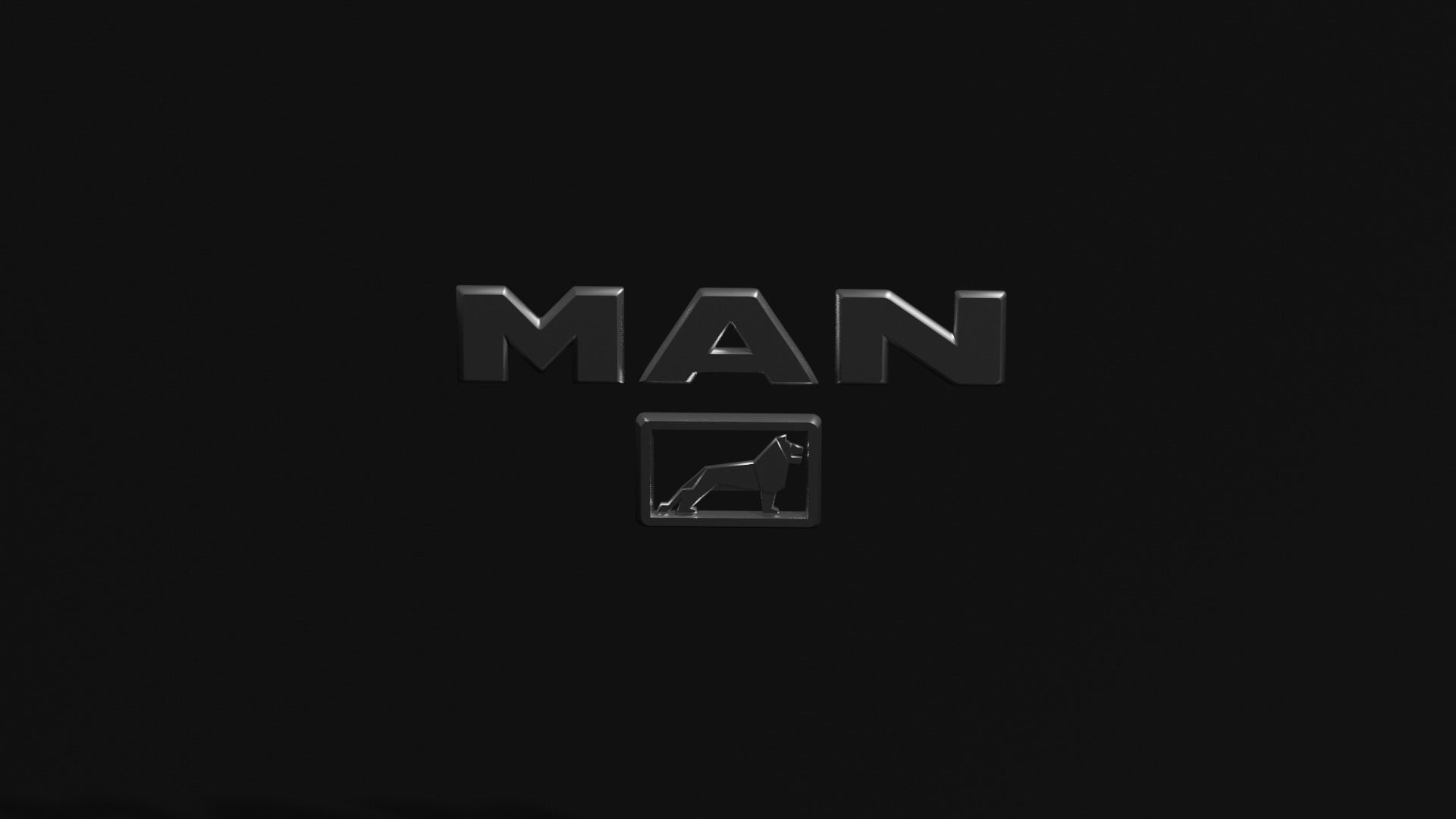 Logo MAN F2000 3D model | CGTrader