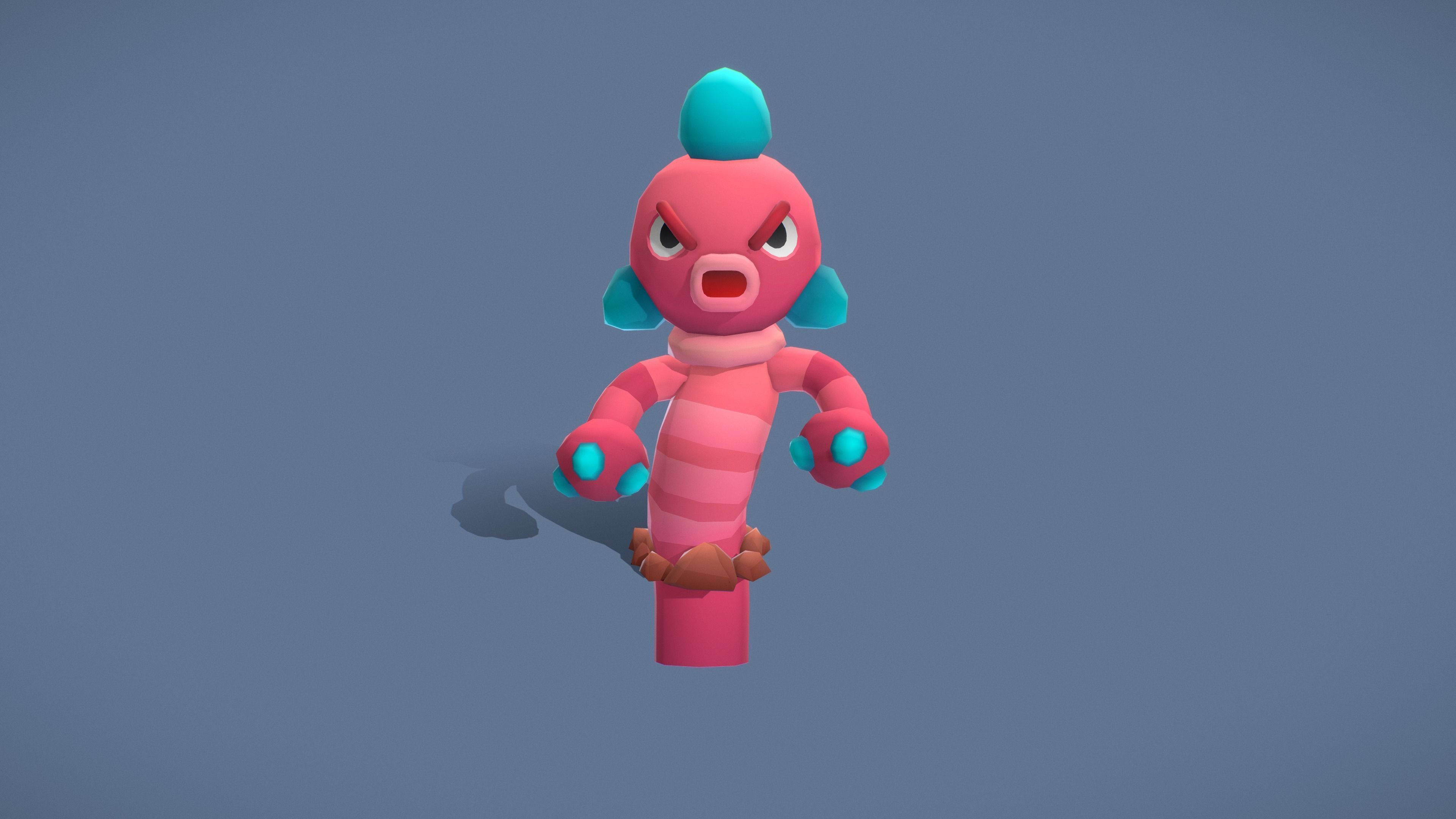 3D model Cartoon Characters - Evolution Worm Warriors VR / AR / low-poly | CGTrader