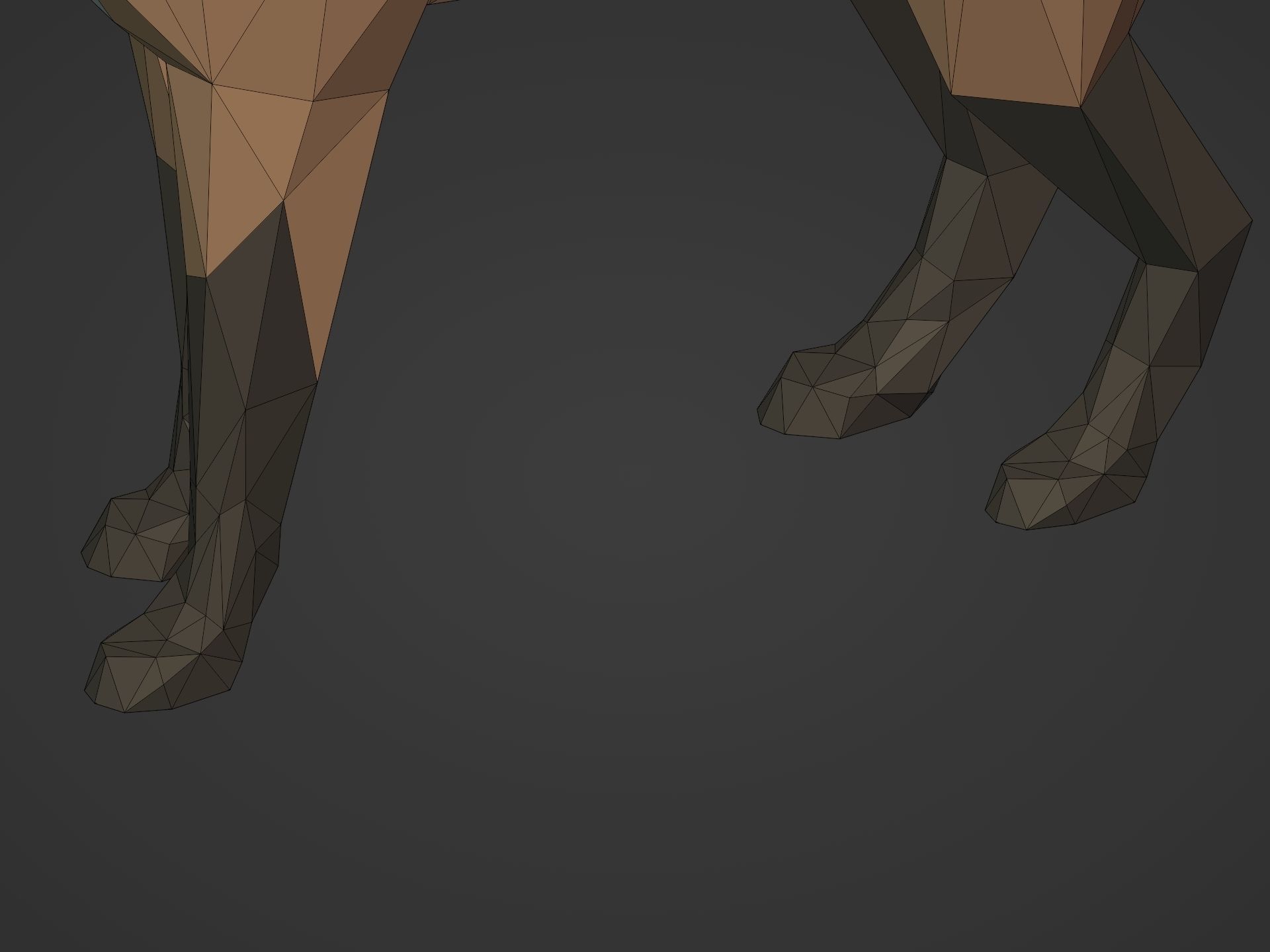 3D model LowPoly Cartoon Red Fox VR / AR / low-poly | CGTrader