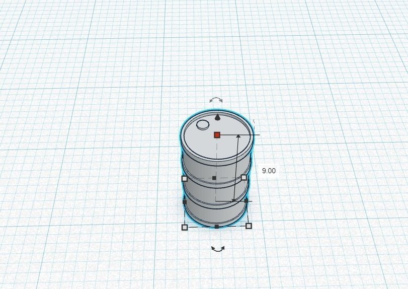 Ho Scale Oil Drum barrel 1-87 3D model 3D printable | CGTrader