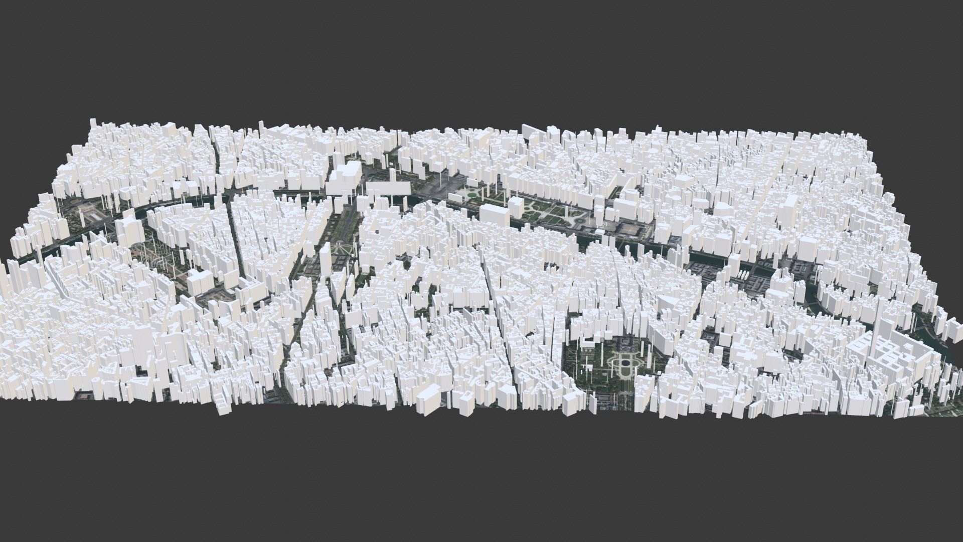 3D model Paris City VR / AR / low-poly | CGTrader