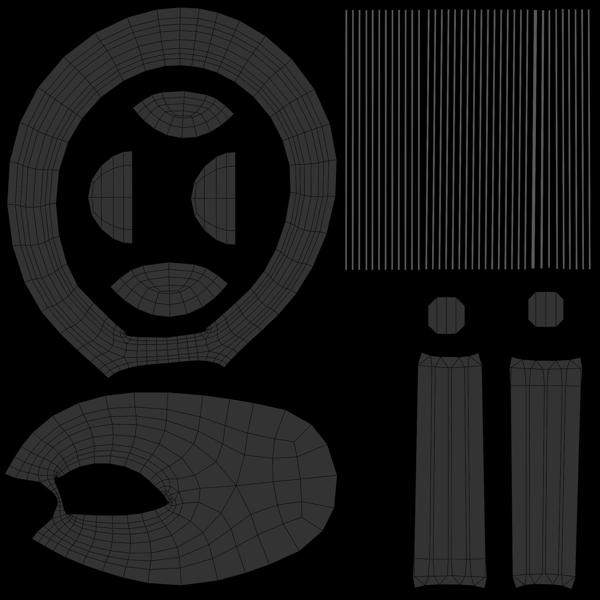 3D model Low Poly Tennis Racket Pack VR / AR / low-poly | CGTrader