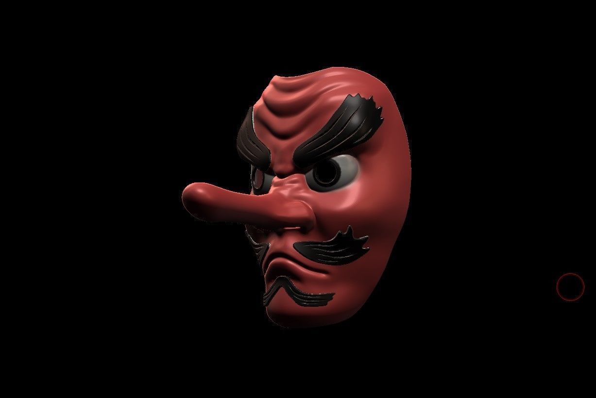Tengu Urokodaki Sakonji mask 3D model 3D printable | CGTrader