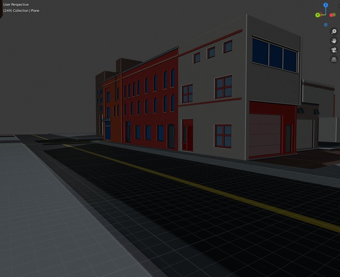 3D model Low Poly Cityscape VR / AR / low-poly | CGTrader