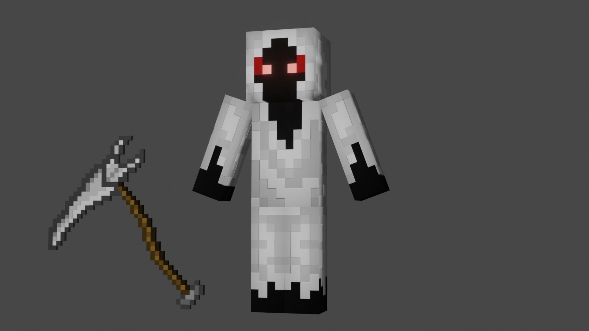 3D model MINECRAFT ENTITY 303 3D MODEL RIGGED ANIMATED VR / AR / low ...