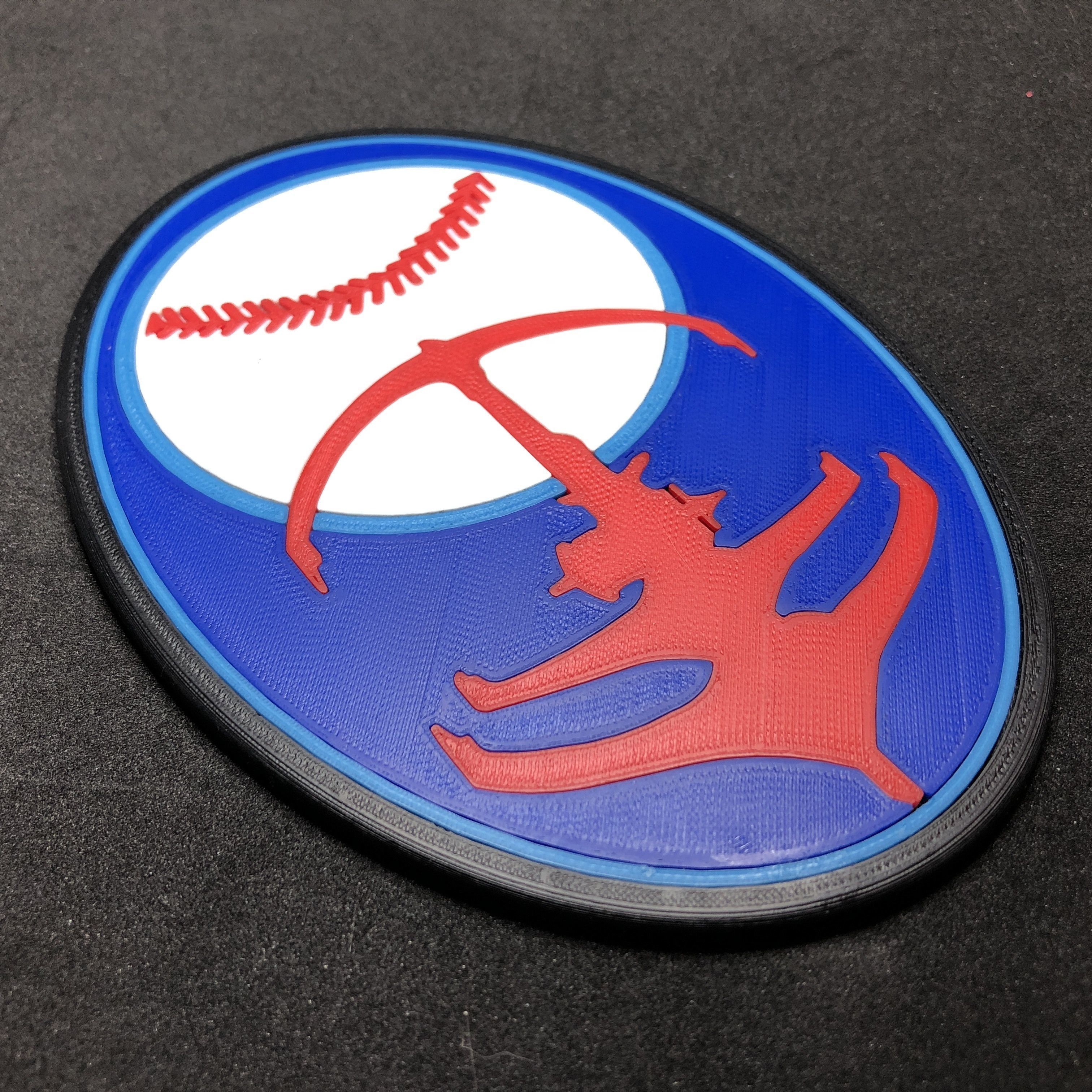 DS9 Niners Baseball Team Logo Coaster 3D model 3D printable | CGTrader