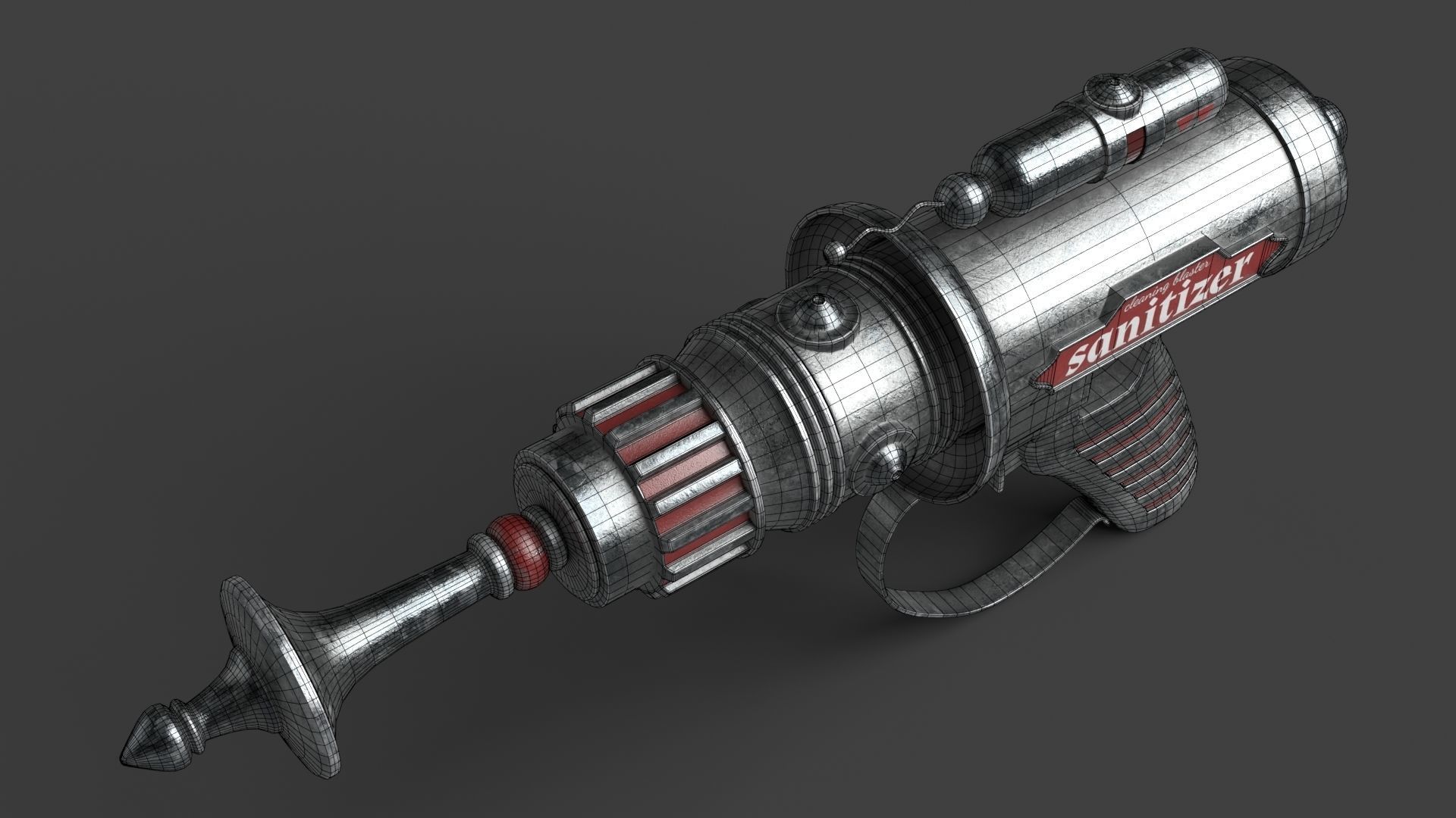 3D model Fantasy Gun 04 VR / AR / low-poly | CGTrader