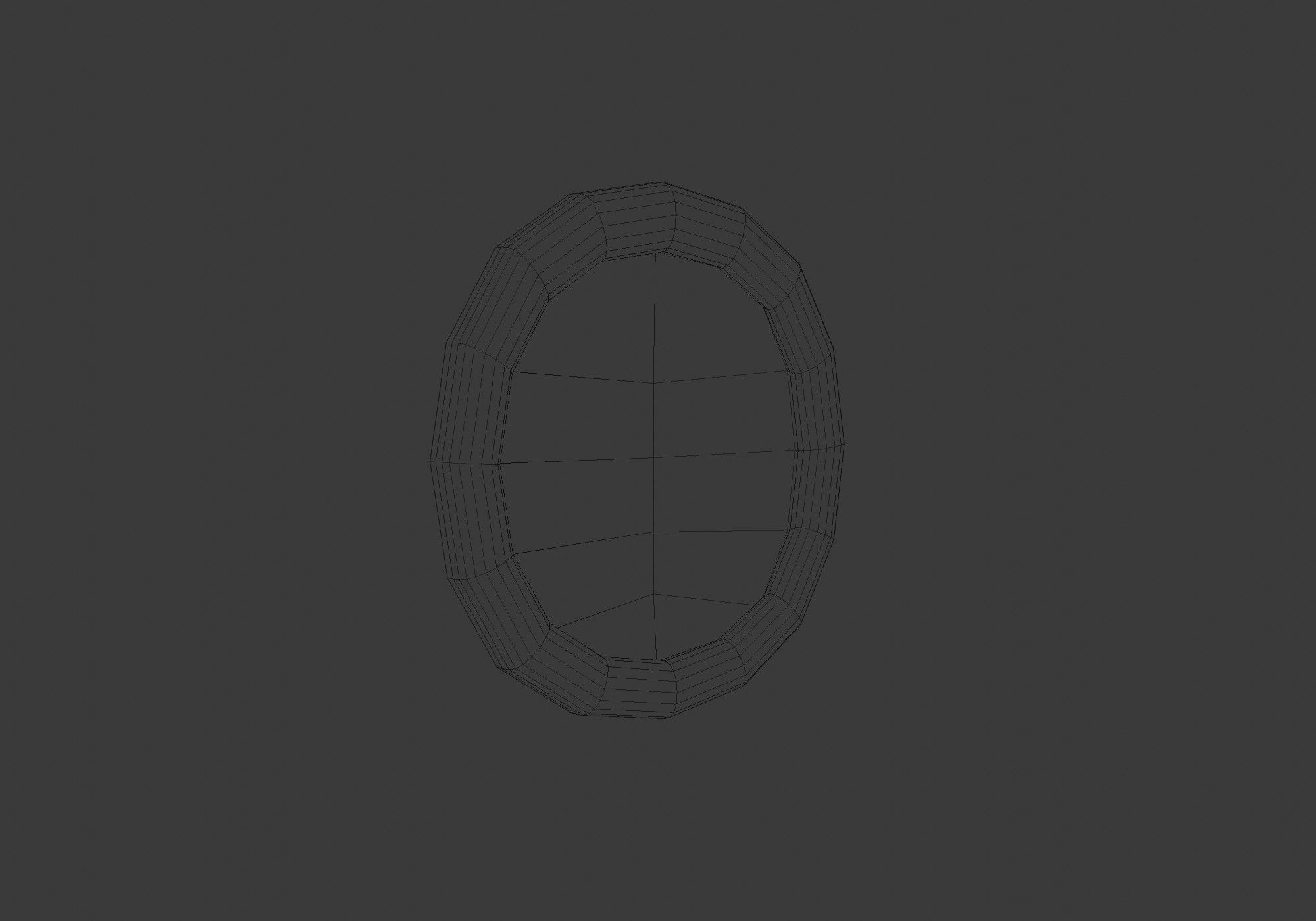 3D model round small window VR / AR / low-poly | CGTrader