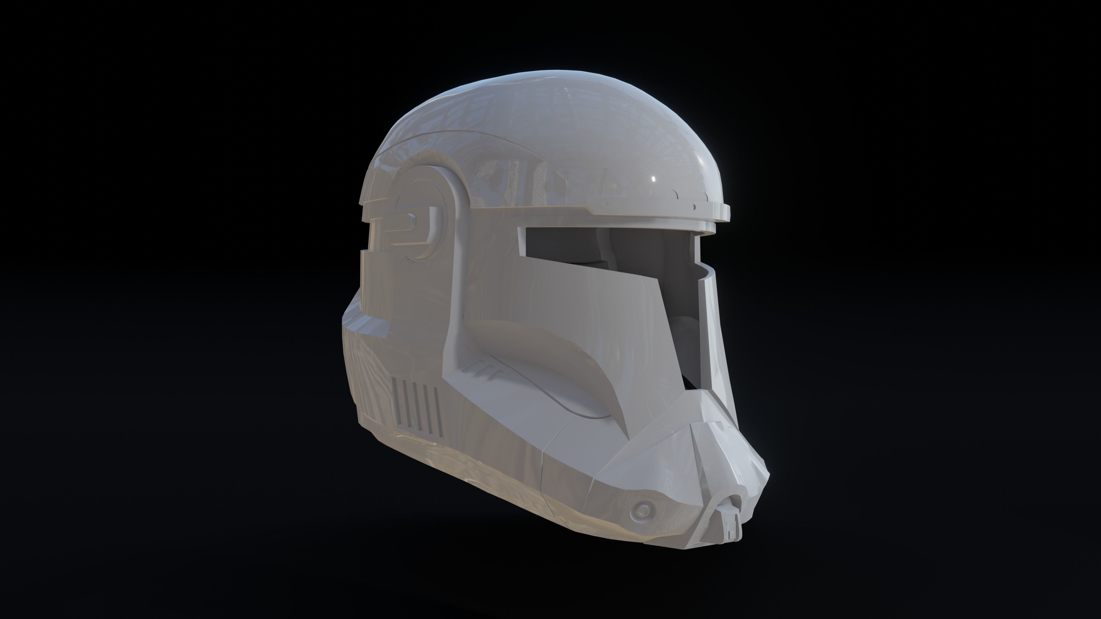Star Wars Battlefront 2 Clone Commando Helmet 3D Model 3D model 3D ...