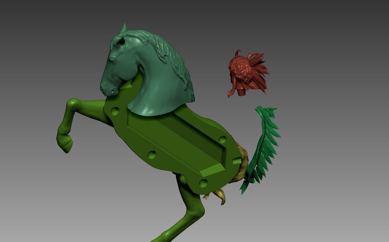 Cheyenne Warrior 3D model 3D printable | CGTrader