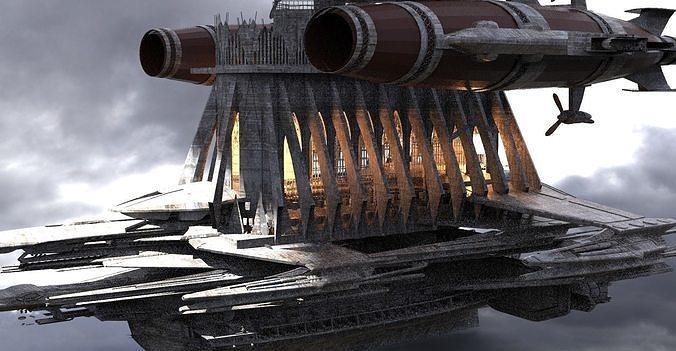 Grand Cathedral Ship 5 3D model | CGTrader