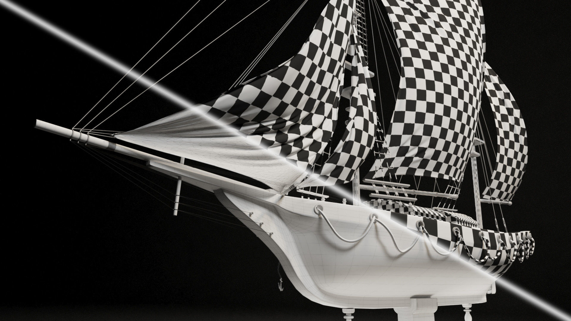 Spray ship 1892 3D model | CGTrader