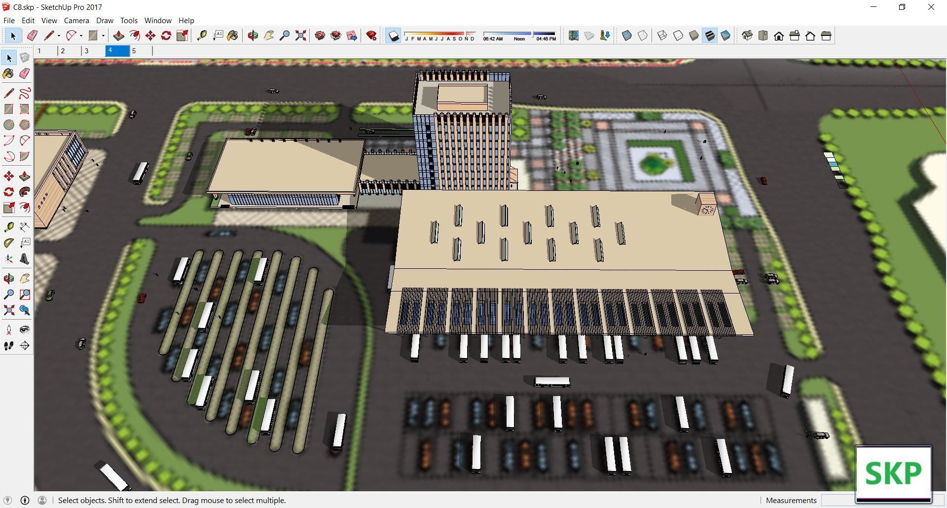 Sketchup Terminal C8 3D model | CGTrader