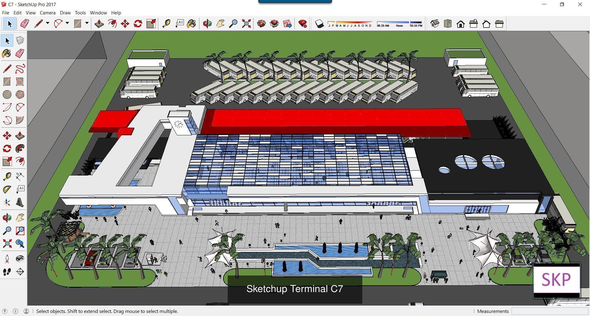 Collection 15 Sketchup Terminal models | CGTrader