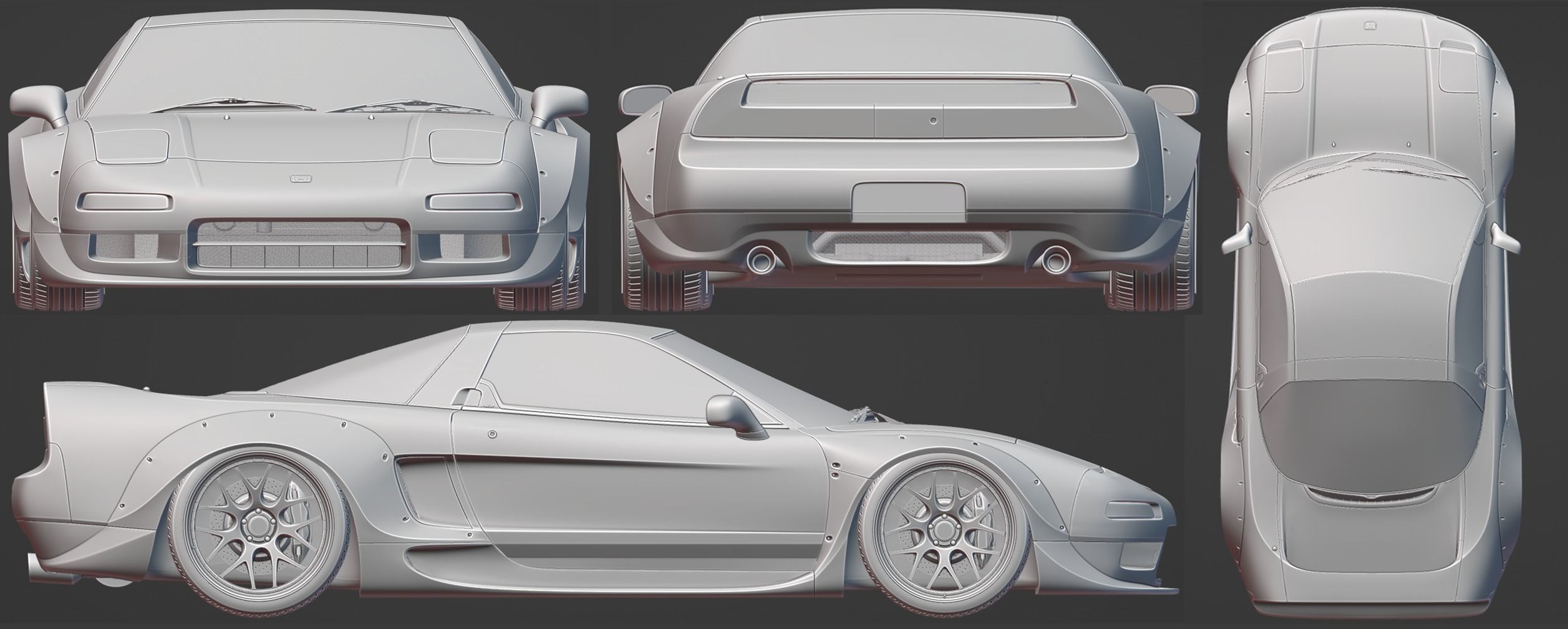 Honda NSX NA1 3D model | CGTrader