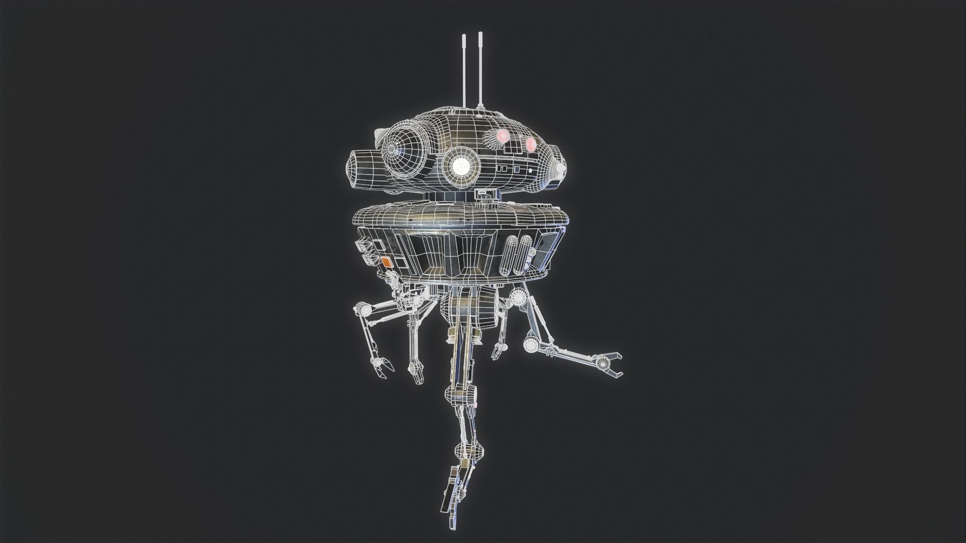 3D model Arakyd Viper Probe Droid VR / AR / low-poly | CGTrader