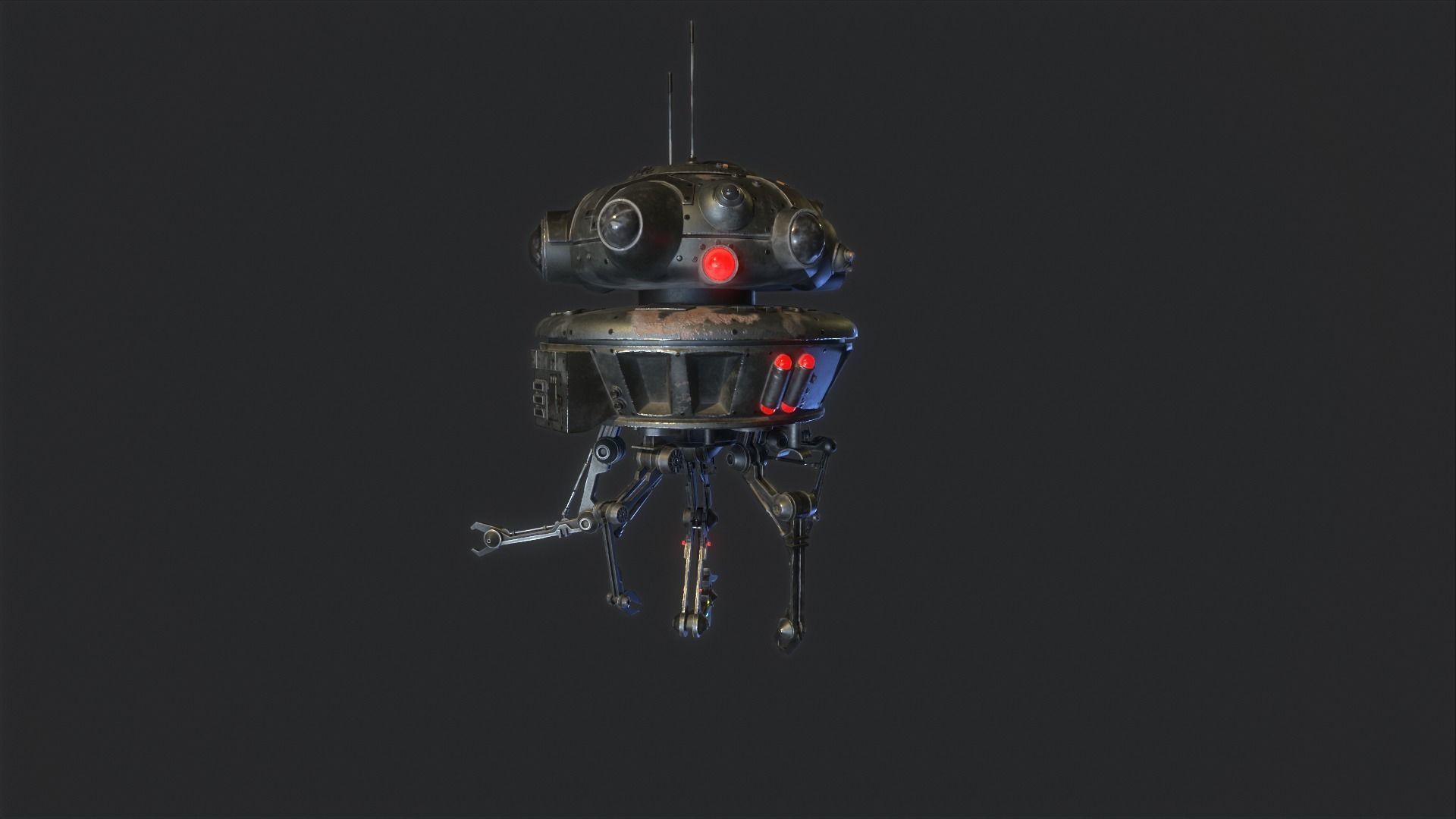 3D model Arakyd Viper Probe Droid VR / AR / low-poly | CGTrader