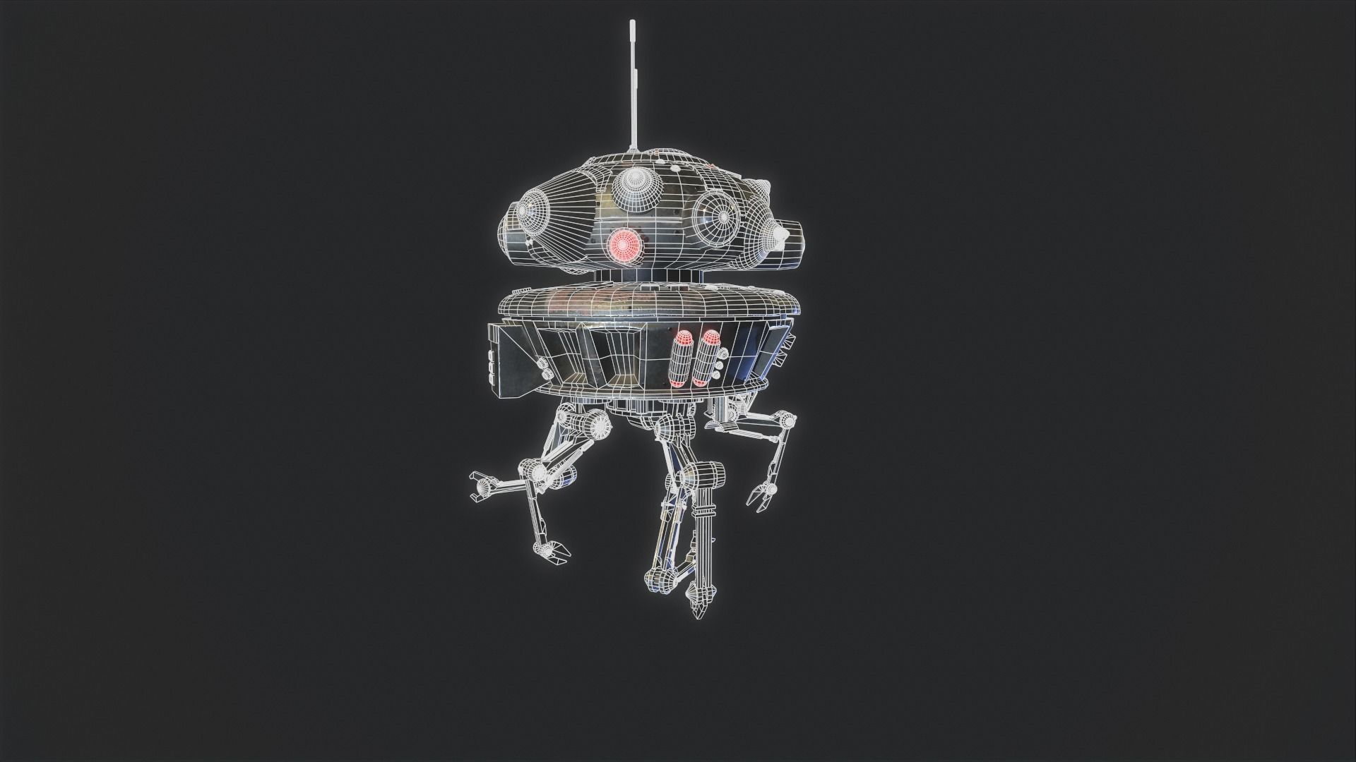 3D model Arakyd Viper Probe Droid VR / AR / low-poly | CGTrader