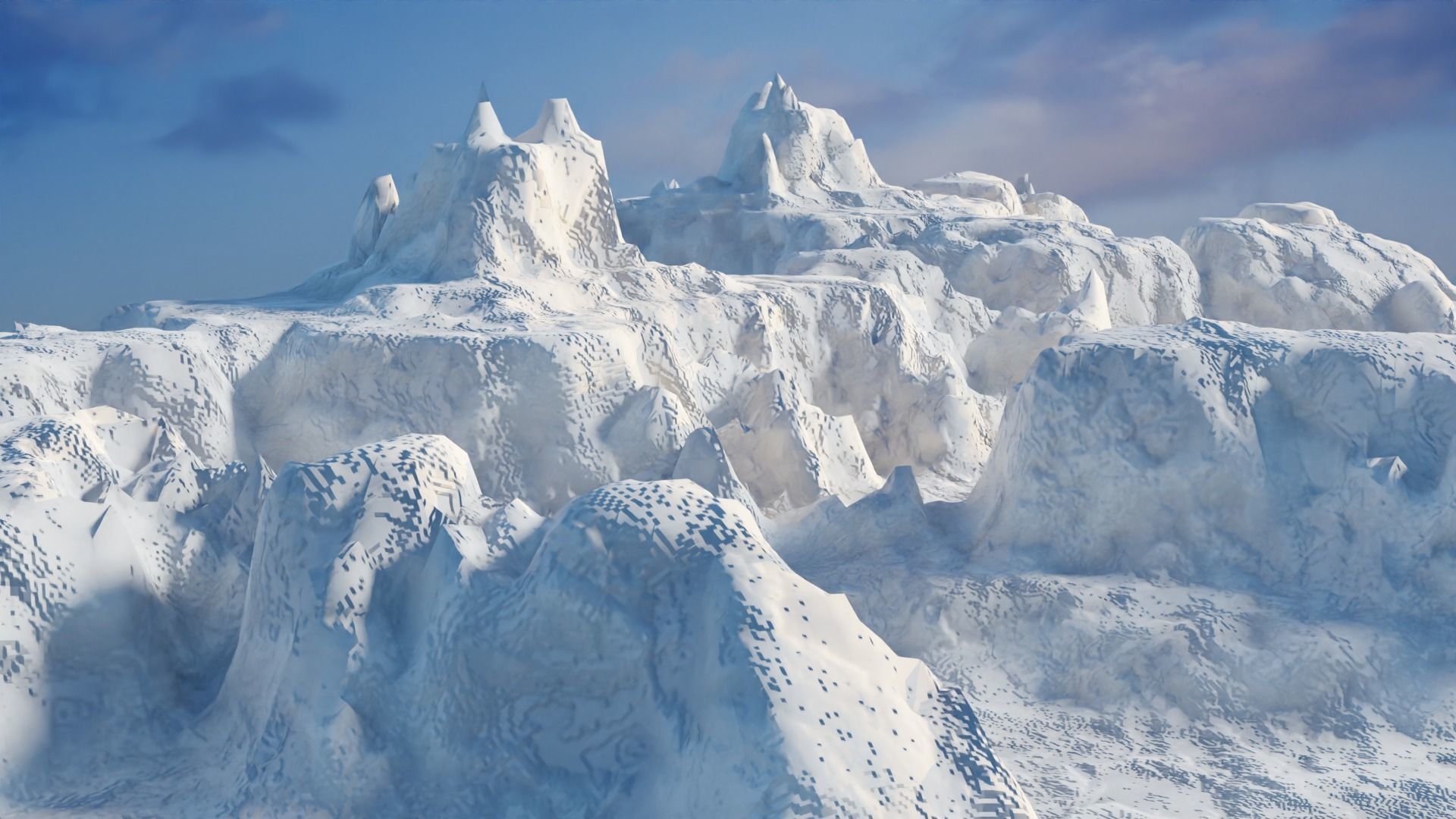 ice moutain 3D model | CGTrader