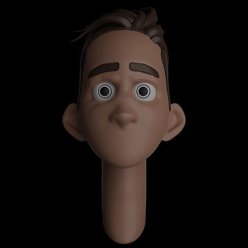 Stylized Character Head free VR / AR / low-poly 3D model | CGTrader