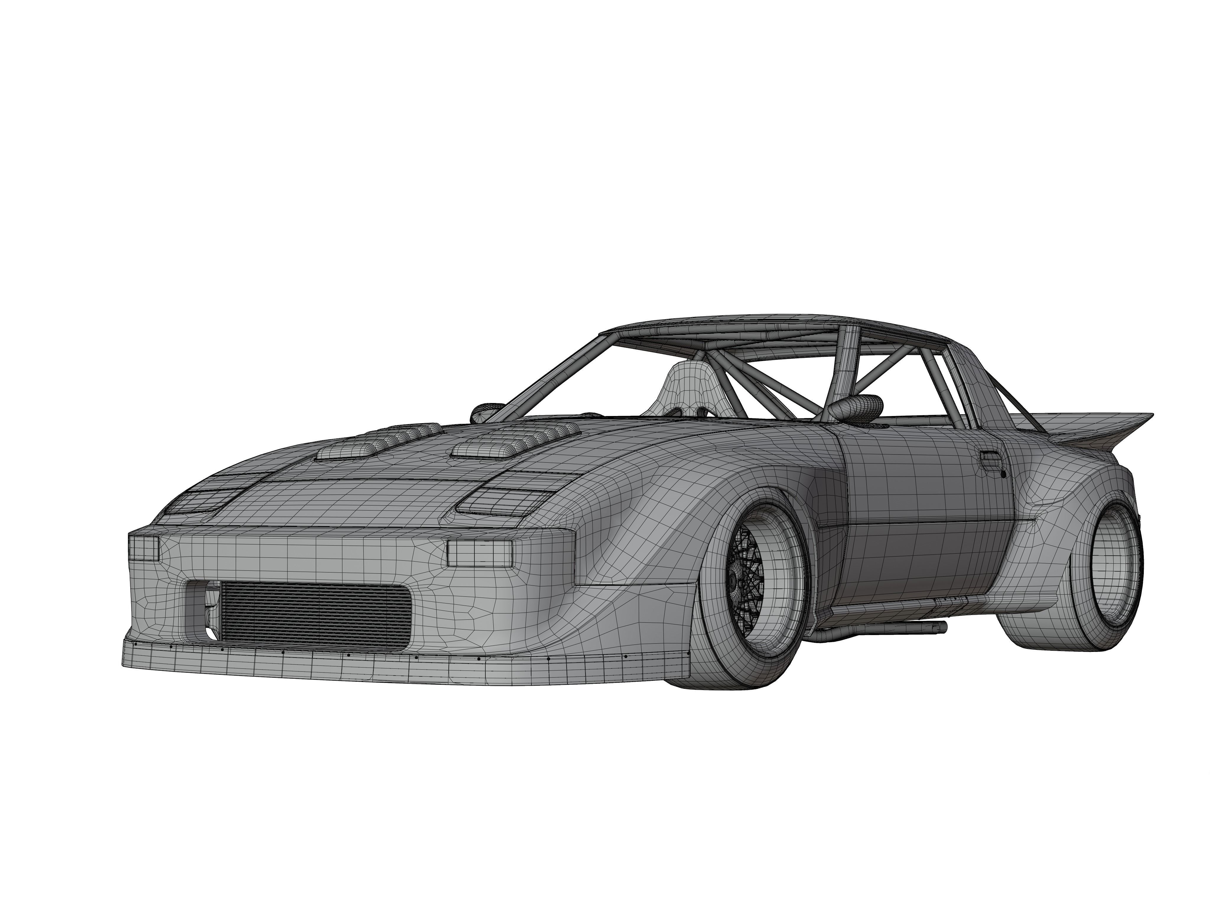 Mazda RX-7 SA22C IMSA 3D model 3D model | CGTrader