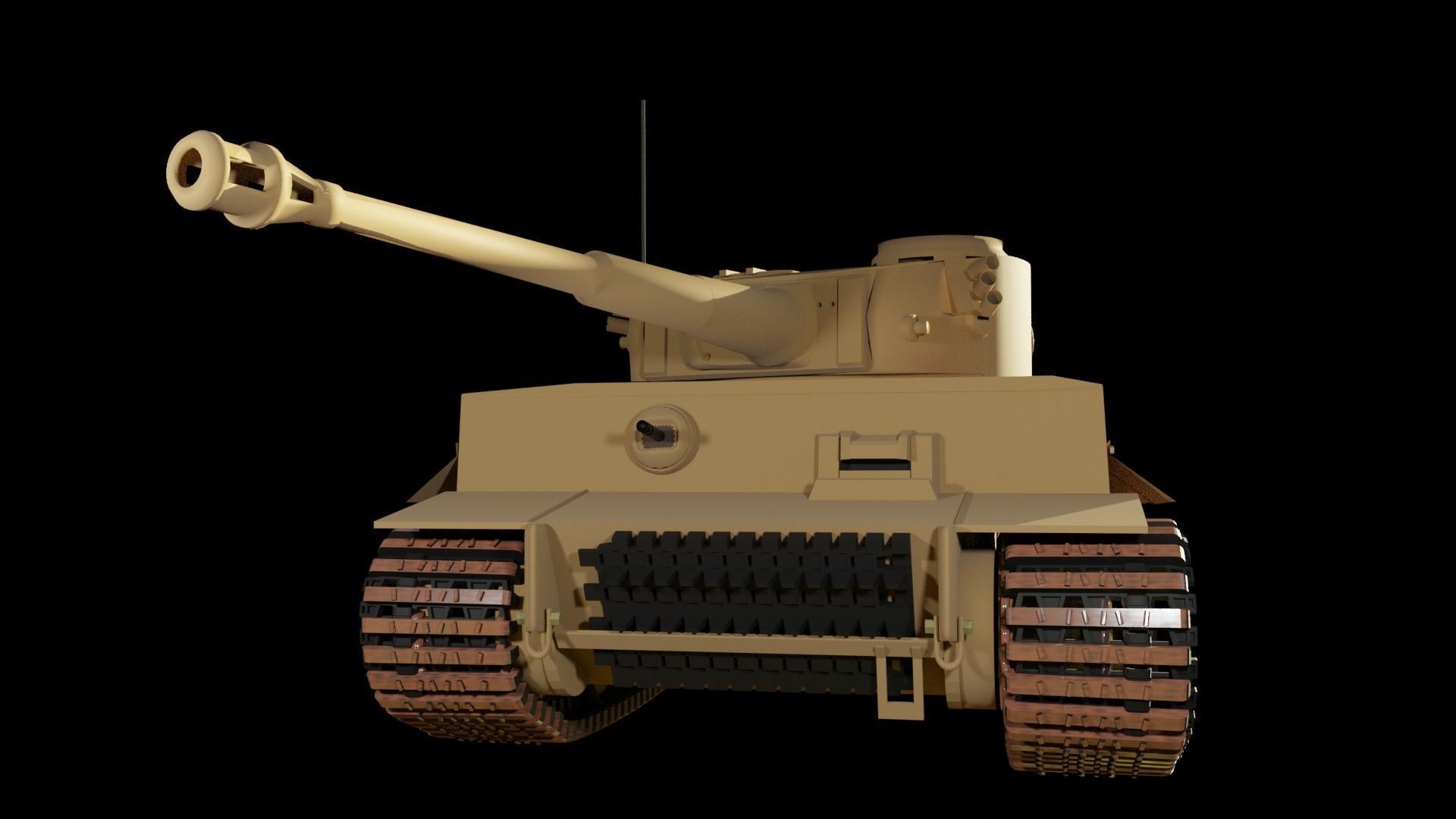 Tiger I tank free 3D model | CGTrader