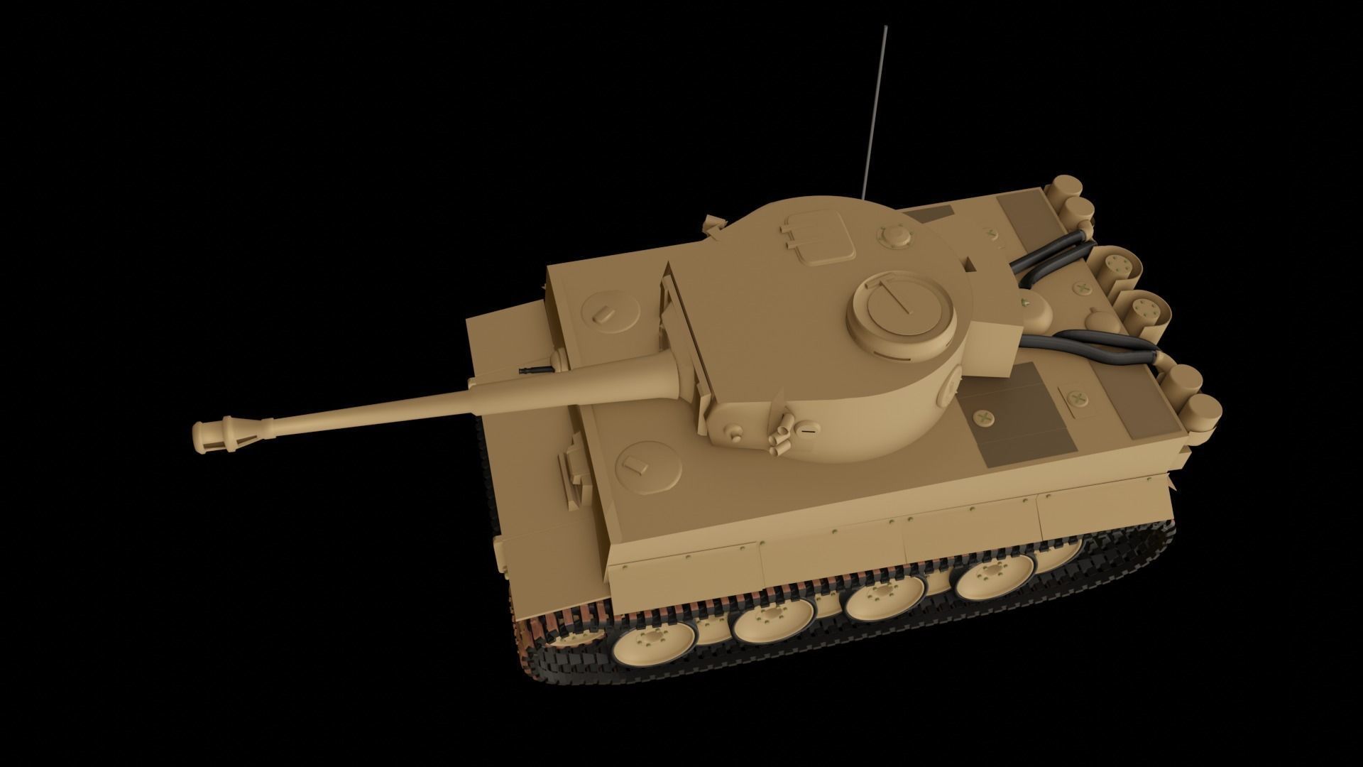 Tiger I tank free 3D model | CGTrader