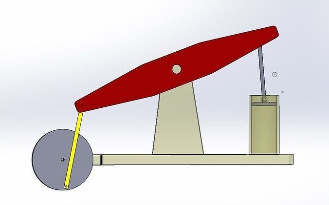 Four-bar linkage 3D model | CGTrader