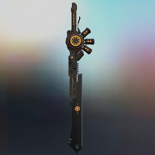 Blade Steampunk 3D model | CGTrader