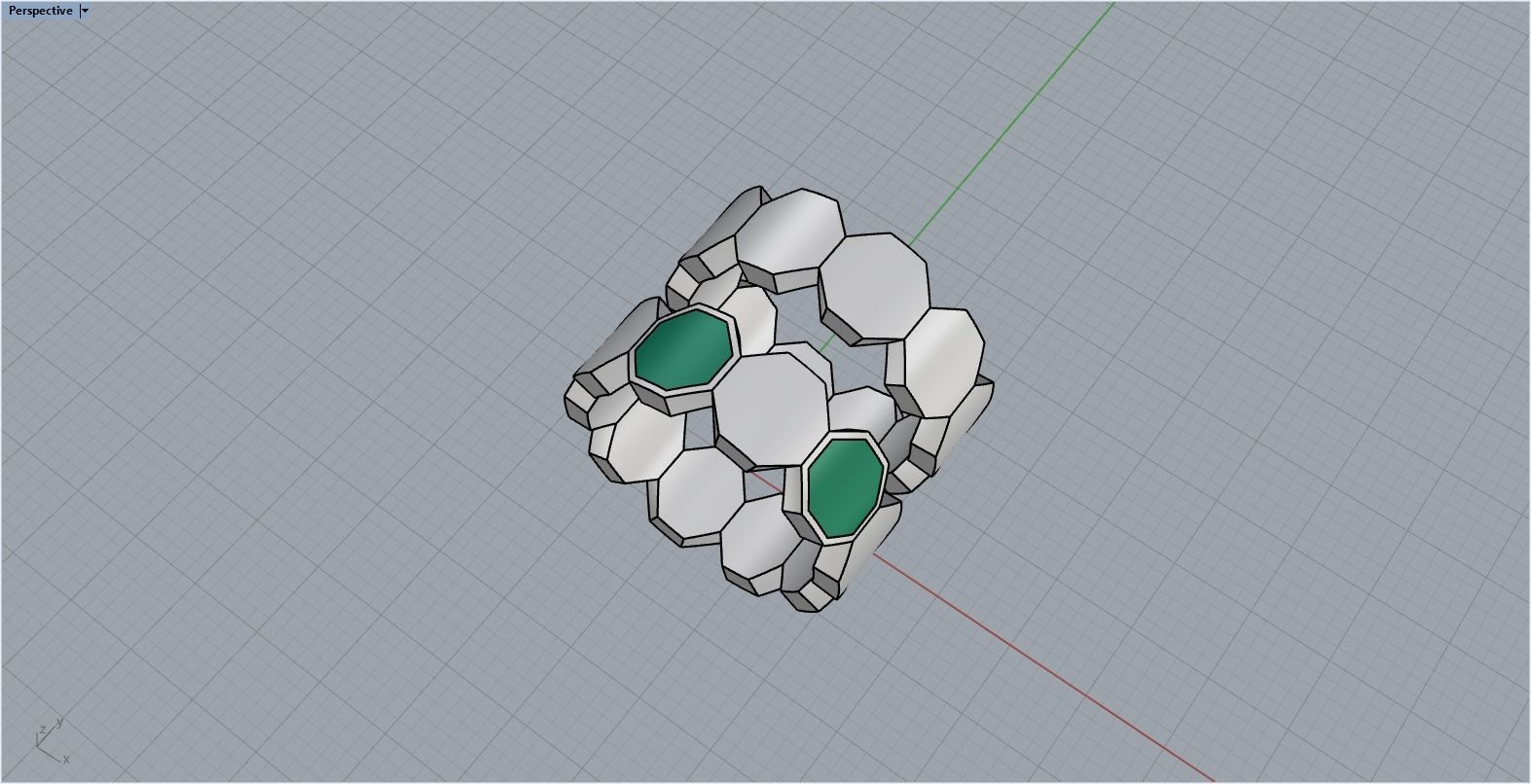 Bee Honeycomb ring 254 3D model 3D printable | CGTrader