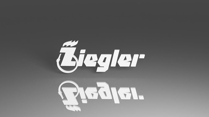 Ziegler Logo free 3D model | CGTrader