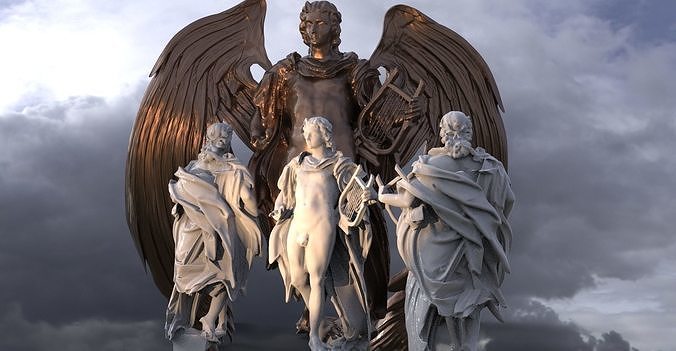 Apollo Sun God 2 designs 2 3D model | CGTrader