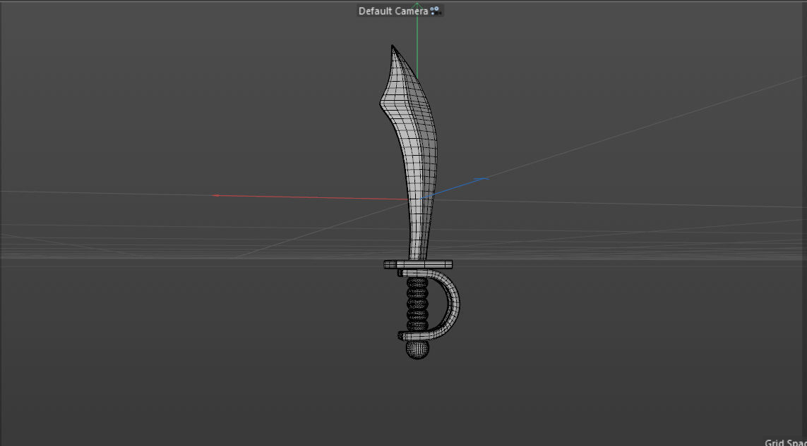 medieval curved sword pirates 3D model | CGTrader