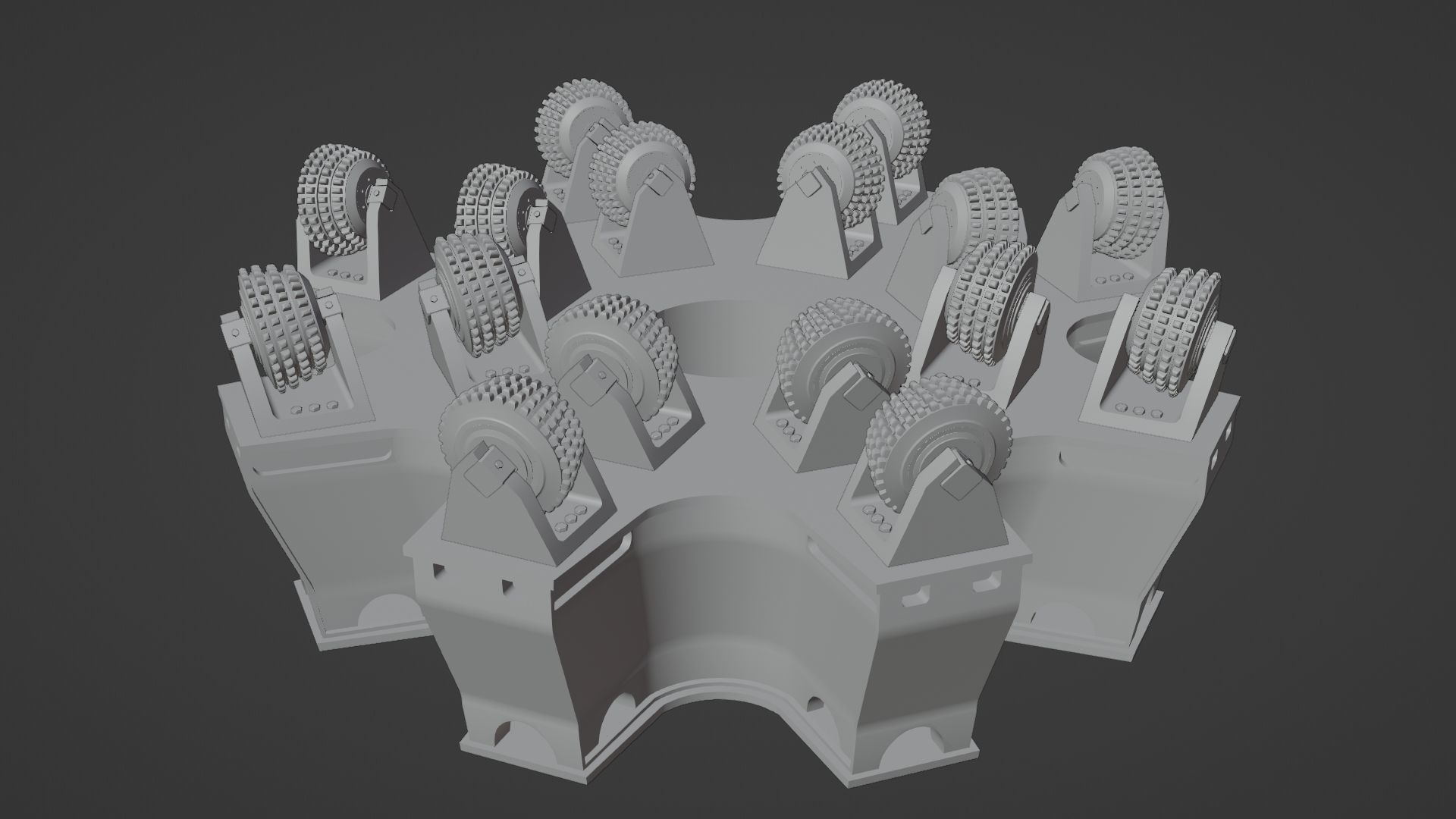 3D model Raise Boring Reamer VR / AR / low-poly | CGTrader