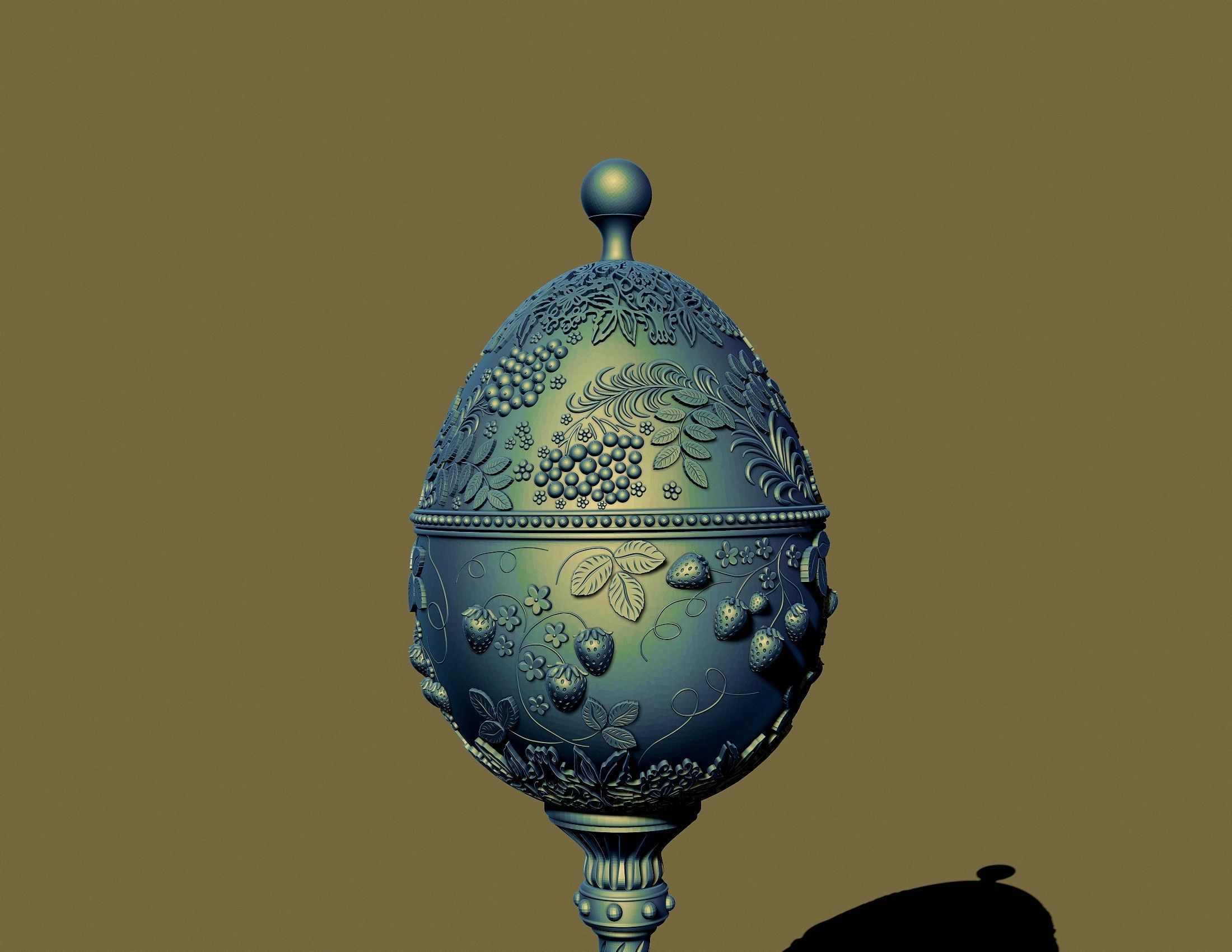 jewelry box 3D model 3D printable | CGTrader