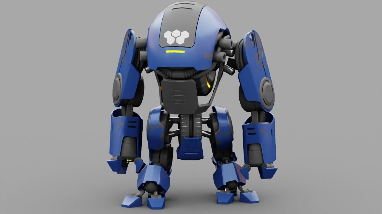 NEMO Fighter rigged character 3D model rigged | CGTrader