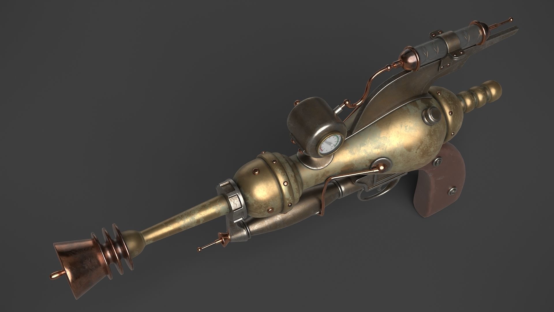 3D model Fantasy Gun 07 VR / AR / low-poly | CGTrader