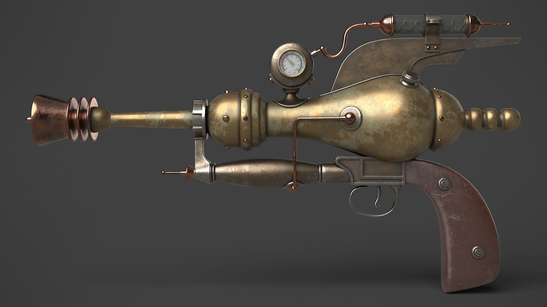 3D model Fantasy Gun 07 VR / AR / low-poly | CGTrader