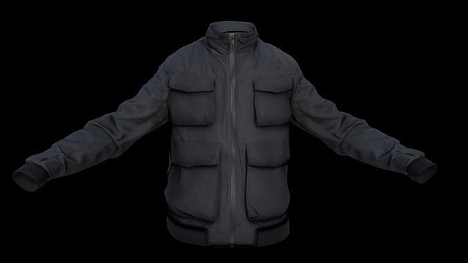 3D model jacket VR / AR / low-poly | CGTrader