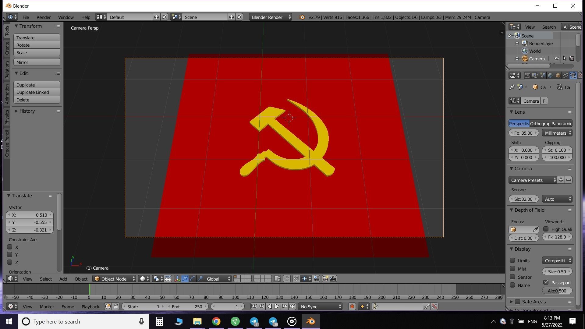 Communism Logo 3D model | CGTrader