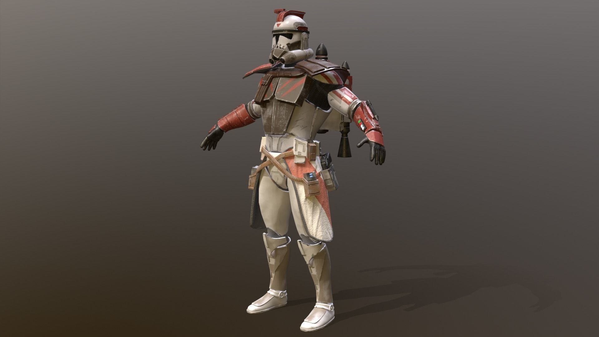 3D model Arc Clone Trooper VR / AR / low-poly | CGTrader