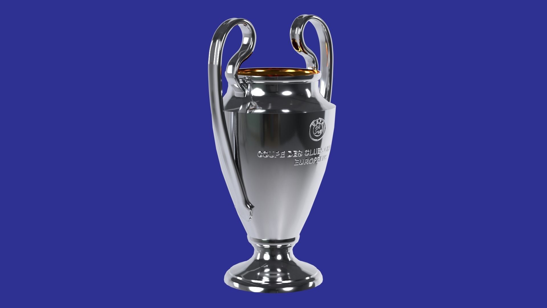 UEFA Champions League Trophy 3D model | CGTrader