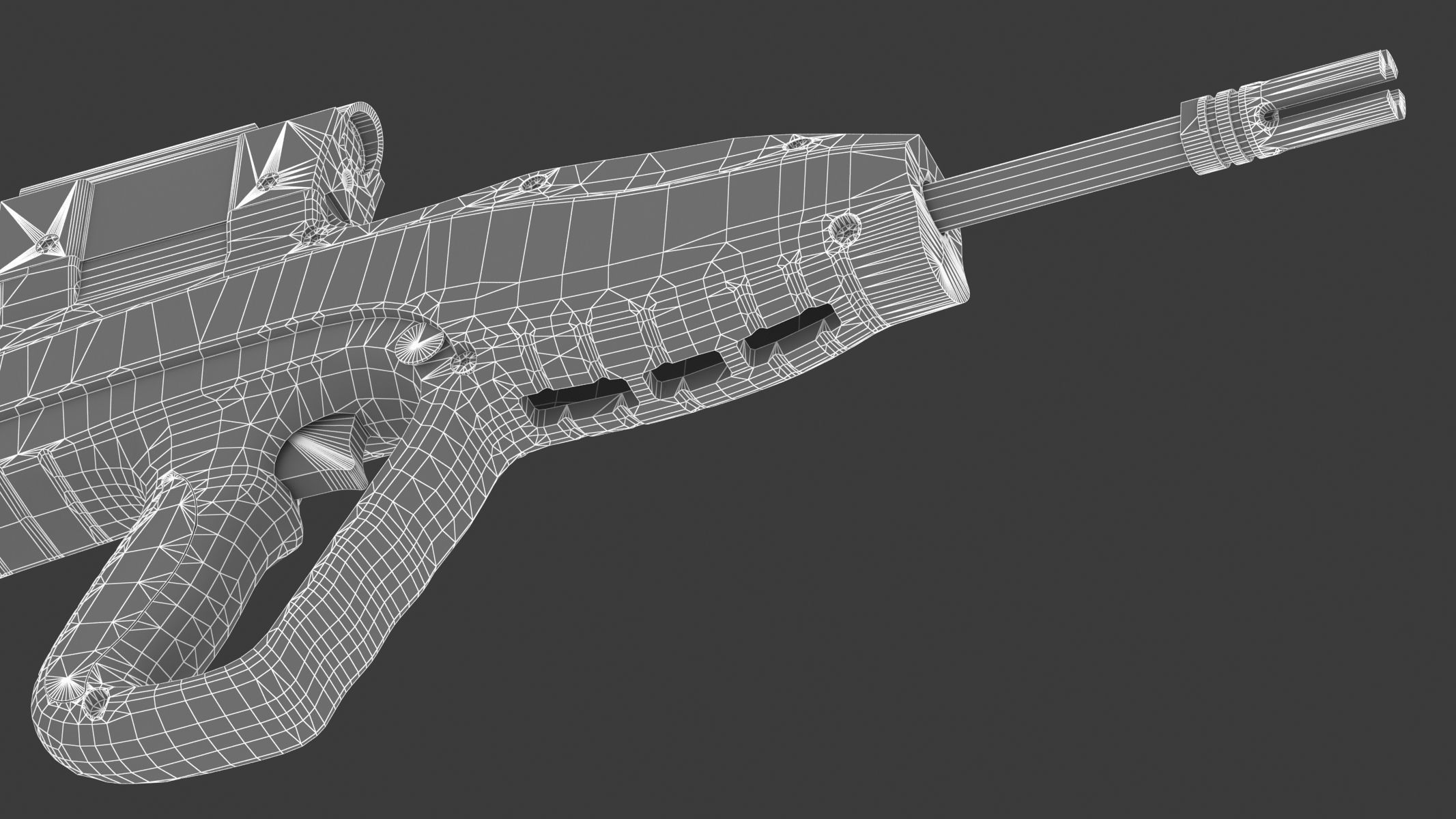 3D model Vektor CR-21 Low Poly Realistic VR / AR / low-poly | CGTrader