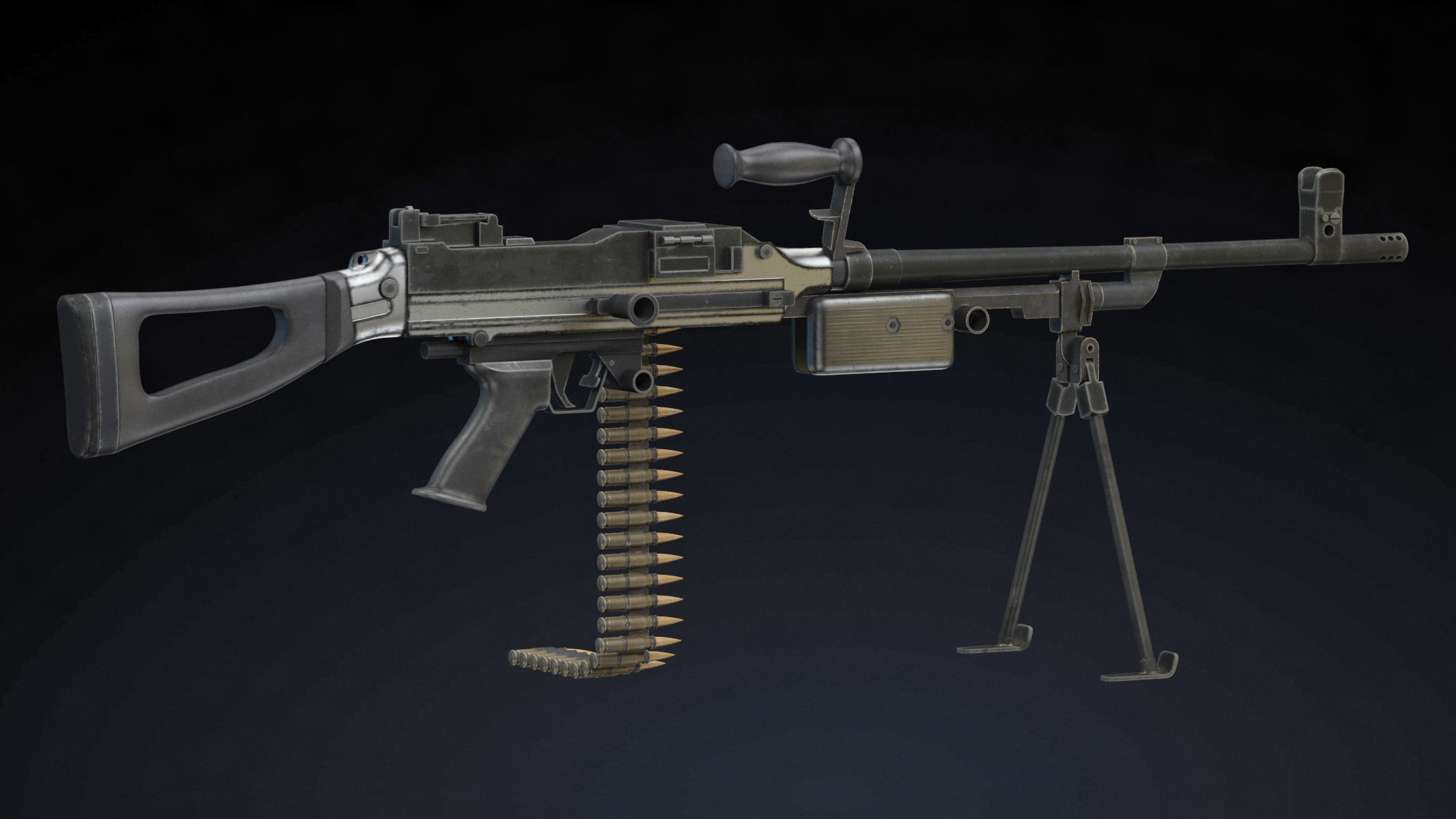 3D model Vektor SS-77 Low Poly Realistic VR / AR / low-poly | CGTrader