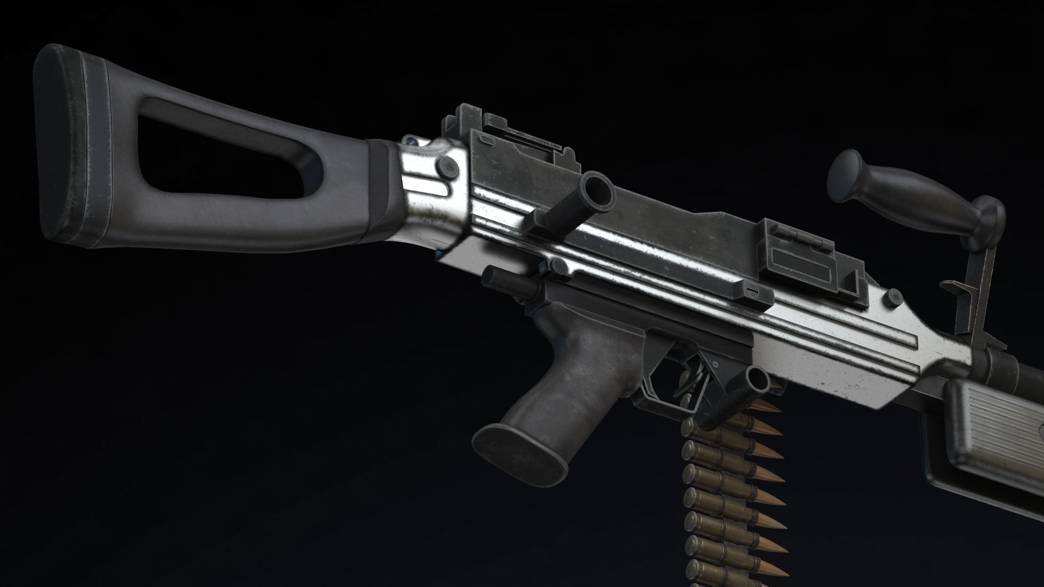 3D model Vektor SS-77 Low Poly Realistic VR / AR / low-poly | CGTrader