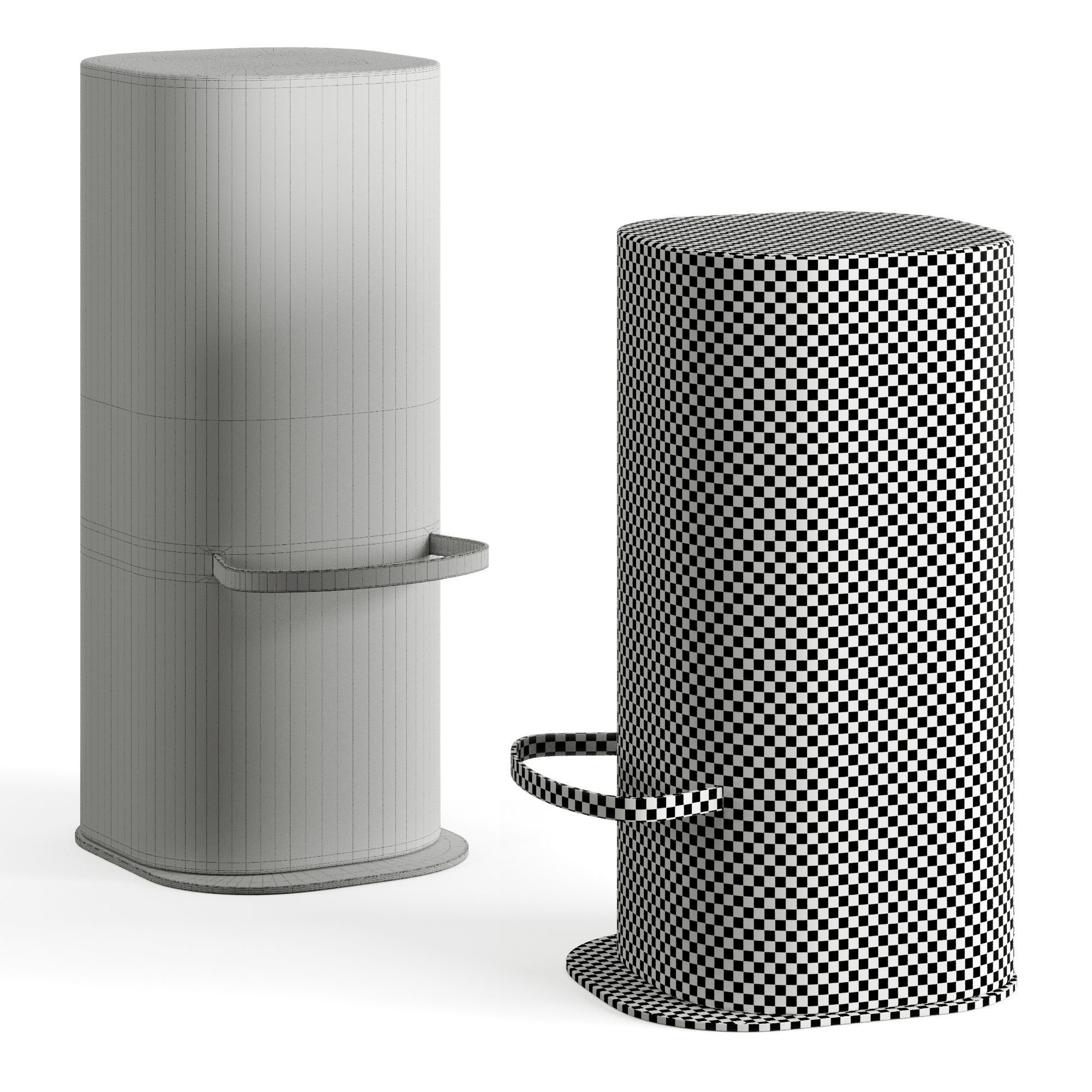 Cattelan Pancho Bar Stool 3D model | CGTrader