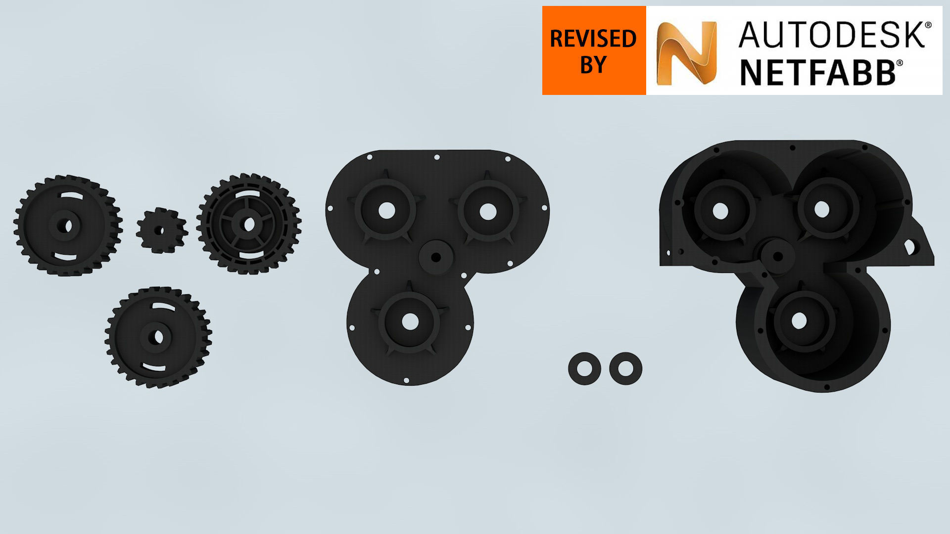 3D Printable Differential Gear Transfer 3D model 3D printable | CGTrader